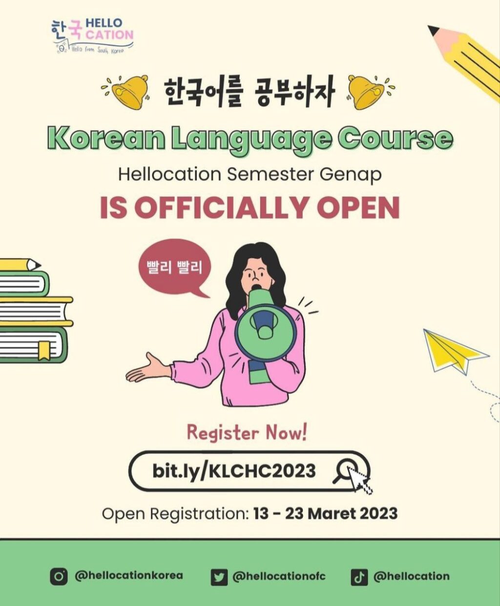 Mahir Bahasa Korea lewat Program KLCC dan KLC di Hellocation