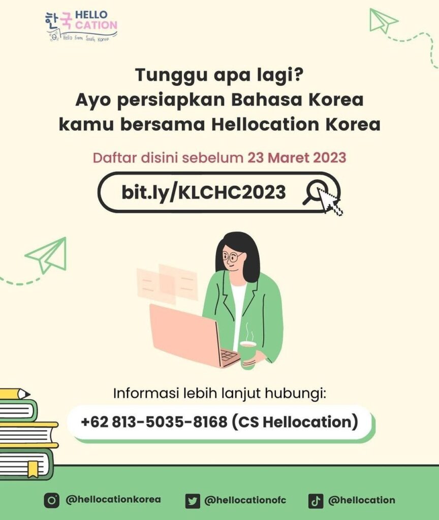 Mahir Bahasa Korea lewat Program KLCC dan KLC di Hellocation